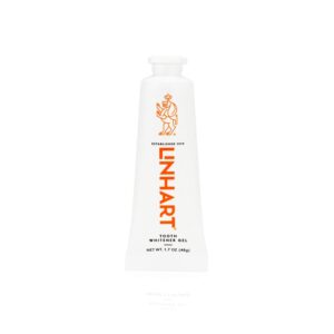 linhart teeth whitener gel with hydrogen peroxide, tooth whitener for sensitive and normal teeth - no sensitivity, effective, whitens teeth with 50% more strength