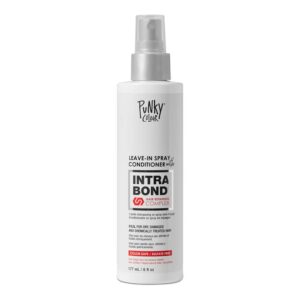 punky colour intrabond leave-in spray conditioner with hair repairing complex, for dry, damaged, chemically treated hair, 6 oz