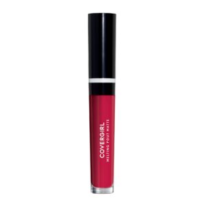 covergirl melting pout 24hr matte liquid lipstick, red wedding