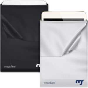 magicfiber microfiber ipad sleeve case (2 pack) light protection and screen cleaning for ipad 9.7, 10.5, pro, new ipad air - compatible with 9.7-11 inch ipad tablets