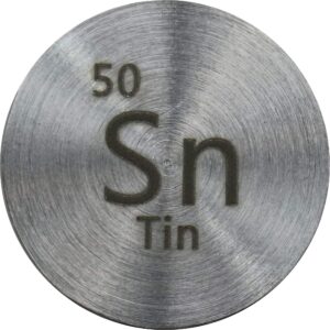 tin (sn) 24.26mm metal disc 99.9% pure for collection or experiments