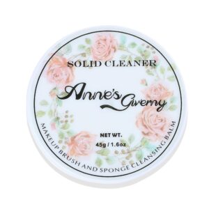 anne's giverny makeup brush solid cleaner soap sponge blender cleanser blending cleaning balm cleaner for make up brushes