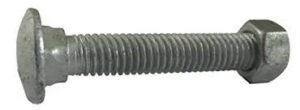 1/2"-13 x 7-1/2" hot dipped galvanized carriage bolt w/nuts, quantity 20 - by fastener depot, llc