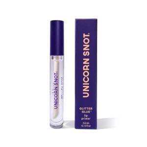 unicorn snot lip primer - glitter primer for long-lasting glitter hold - makeup glitter primer and base for lips, face, eyes - pair with holographic hi-def cosmetic glitter - vegan & cruelty free