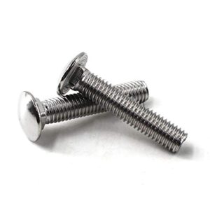 m10x60 carriage bolts 304 stainless steel square bolts (pack of 10)