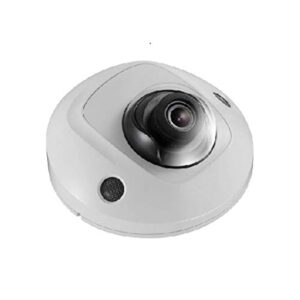 6mp poe security ip camera - built in microphone compact dome indoor and outdoor 2.8mm lens sd card slot audio alarm in and out compatible with hikvision ds-2cd2563g2-is