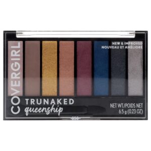 covergirl trunaked queenship eyeshadow palette, 8 shades, flawless look, 1 pack , matte , shimmer , lush , smooth, blendable, rich payout