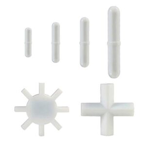 6 pcs magnetic stirrer mixer stir bar spinbar stirring mixer 3 shapes (6, combination set)