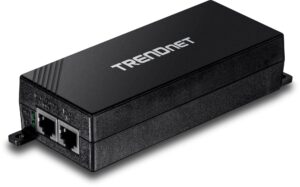 trendnet gigabit power over ethernet plus (poe+) injector,converts non-poe gigabit to poe+ or poe gigabit, network distances up to 100 m (328 ft.), tpe-115gi (renewed)