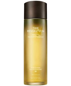 missha time revolution artemisia treatment face serum essence -double fermented artemisia extract for soothing care and natural moisturization 150ml/5.07fl oz