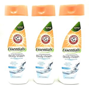 arm & hammer clear water ultra moisturizing body wash, pack of 3s