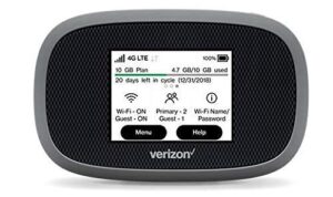 verizon wireless jetpack 8800l 4g lte advanced mobile hotspot (no sim card included) (renewed)