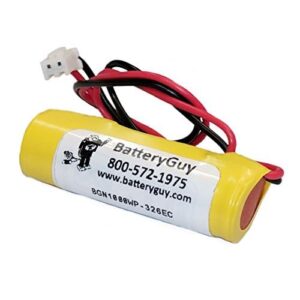 batteryguy aa900mah 1.2v battery emergency light 1.2v 1.0ah nicd replacement battery brand equivalent (rechargeable)