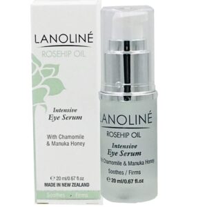 lanoline rosehip oil intensive eye serum with chamomile and manuka honey