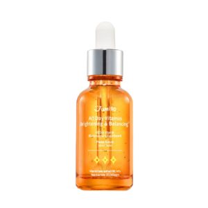 jumiso all day vitamin serum, brightening & balancing facial serum 30ml, 1.01 fl oz, 86.14% of vitamin tree extract, 20,000ppm of niacinamide