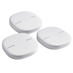 samsung smartthings wifi mesh router range extender smartthings hub functionality whole-home wifi coverage - zigbee, z-wave, cloud to cloud protocols - white (3 pack) - et-wv525kwegus (renewed)