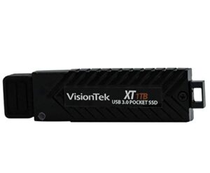 visiontek xt 1tb usb 3.0 pocket ssd with up to 451mb/s read & 445 mb/s write speeds,bootable drive, tlc nand, smi controller, compatible with ps3/ps4 & xbox one s/x, (901241)