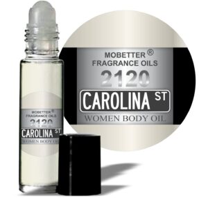 mobetter fragrance oils 2120 carolina street women perfume body oil (.33 fluid oz, 2120 carolina street)