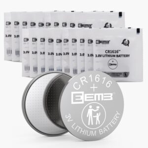 eemb 20 pack cr1616 battery 3v lithium battery button coin cell batteries 1616 battery dl1616 ecr1616 for remote control, watch, calculator, electronic note-book, thermometer, mobile game