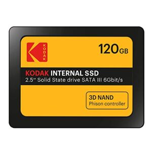 kodak internal ssd x150, yellow, 120gb