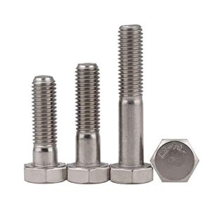 ochoos gb5782/din931 stainless steel 304 half tooth hex screw/hex half tooth bolt m8 m10 - (dimensions: m10x90)