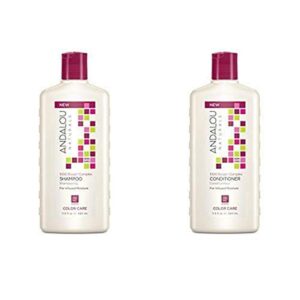 andalou naturals 1000 roses complex color care shampoo + conditioner