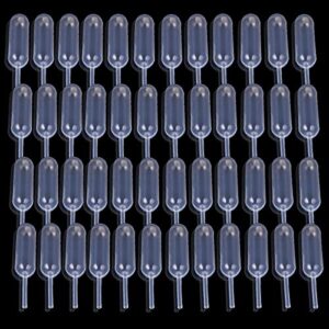 lanma 150pcs cupcakes pipettes 4ml plastic pipettes squeeze transfer pipettes for strawberries chocolate ice cream mini dropper