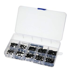 ochoos 500pcs/box 10 types mini screw diy kit laptop notebook computer screws assembly repair screw set with screwdriver ochoos