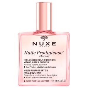 nuxe huile prodigieuse floral - organic all-in-one oil for body, face & hair. radiant looking glow and skin hydration