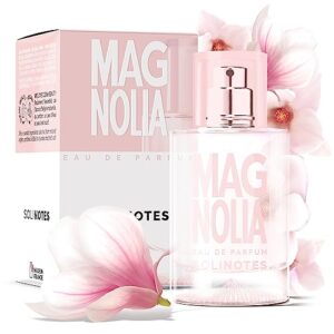 solinotes magnolia perfume for women - eau de parfum | delicate floral and soothing scent - made in france - vegan - 1.7 fl.oz