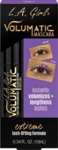 l.a. girl volumatic mascara, purple gms654