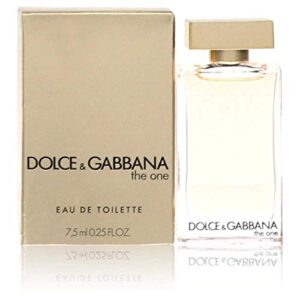 dolce & gabbana the one edt mini splash for women 0.25 oz