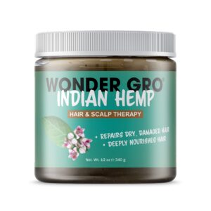 wonder gro hair&scalp therapy indian hemp 12oz