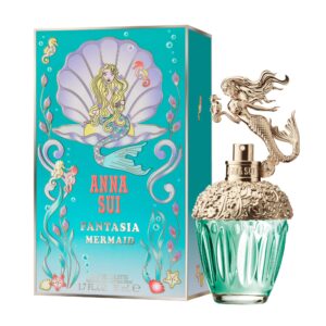 anna sui fantasia mermaid eau de toilette spray perfume for women, 1.7 fl. oz