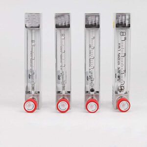 fincos 0.1-1l/min 1-10l/min 6-60ml/min 10-100ml/min 30-300ml/min 60-600ml/min panel gas air flowmeter rotameter with control valves - (specification: 1-10l per min)