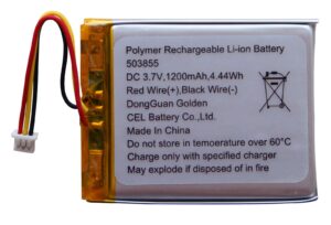 moonybaby official battery for value 100 series monitors, mb55931 and mb55931-2t, li-ion 3.7v 1200mah