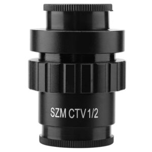 stereo microscope high eyepiece 0.5x c-mount objective lens 1/2 ctv adapter for video digital camera trinocular stereo micr