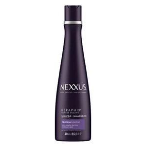 nexxus keraphix shampoo for damaged hair keraphix with proteinfusion silicone-free with keratin protein and black rice 13.5 oz