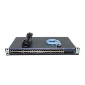 juniper ex2200-48p-4g 48-port gbe poe+ 4-port sfp managed network switch (renewed)