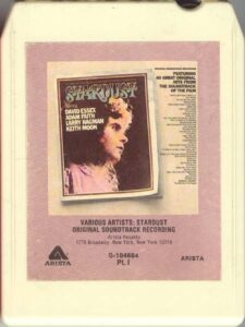 stardust original soundtrack recording 8 track tape