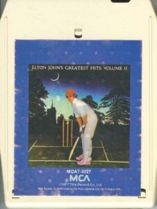 elton john: elton john's greatest hits - volume ii 8 track tape