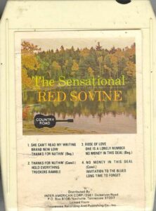 red sovine: the sensational red sovine -26892 8 track tape