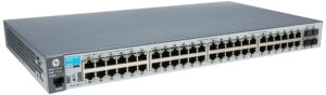 hp j9775a 2530-48g 48 port managed switch w/rack ears - j9775-61001 (renewed)