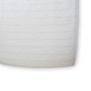 pehr stripes away crib sheet - pebble, multi