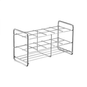 stainless steel test tube rack,10 holes,outer diameter permitted of tubes 29-31mm,wire constructed, 5x2 format,adamas-beta