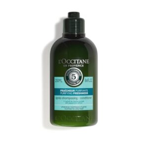 l'occitane aromachologie purifying freshness conditioner: silicone free, with 5 essential oils, detangling