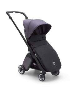 bugaboo ant footmuff - keep baby/toddler warm while on the go -black