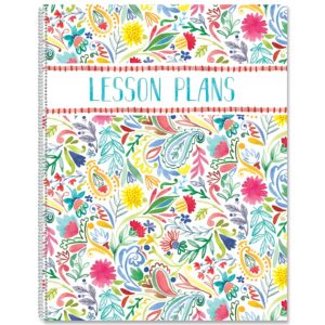 creative teaching press festive floral lesson plan book (8786)