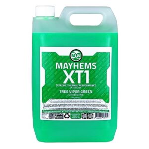 mayhems - pc coolant - xt-1 premix - thermal performance series, uv fluorescent, 5 litre, tree viper green