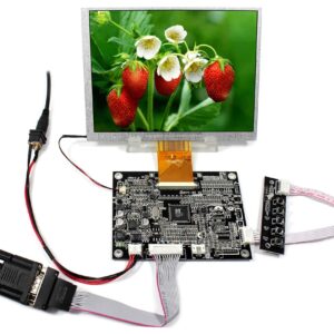 vsdisplay 7" 7 inch 800x600 lcd screen a070sn02 with vga lcd controller board kyv-n2 v2